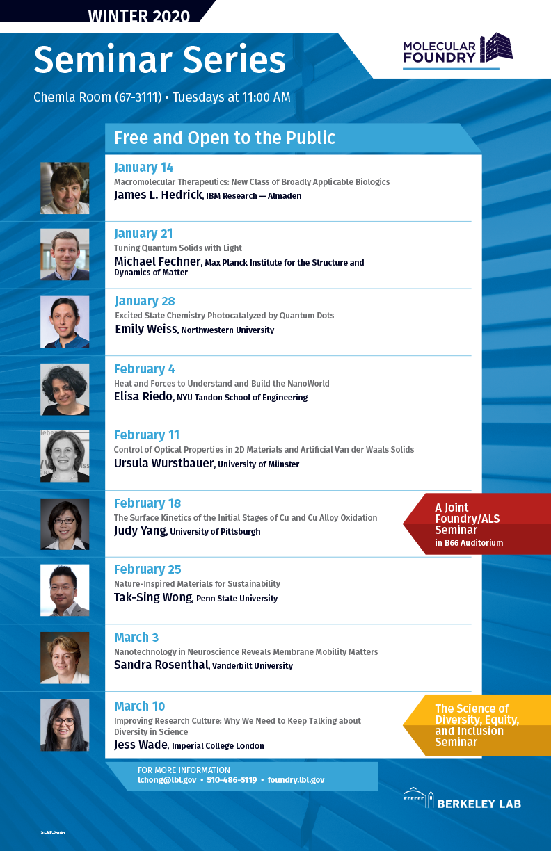 2020 Winter Seminar Series Begins January 14