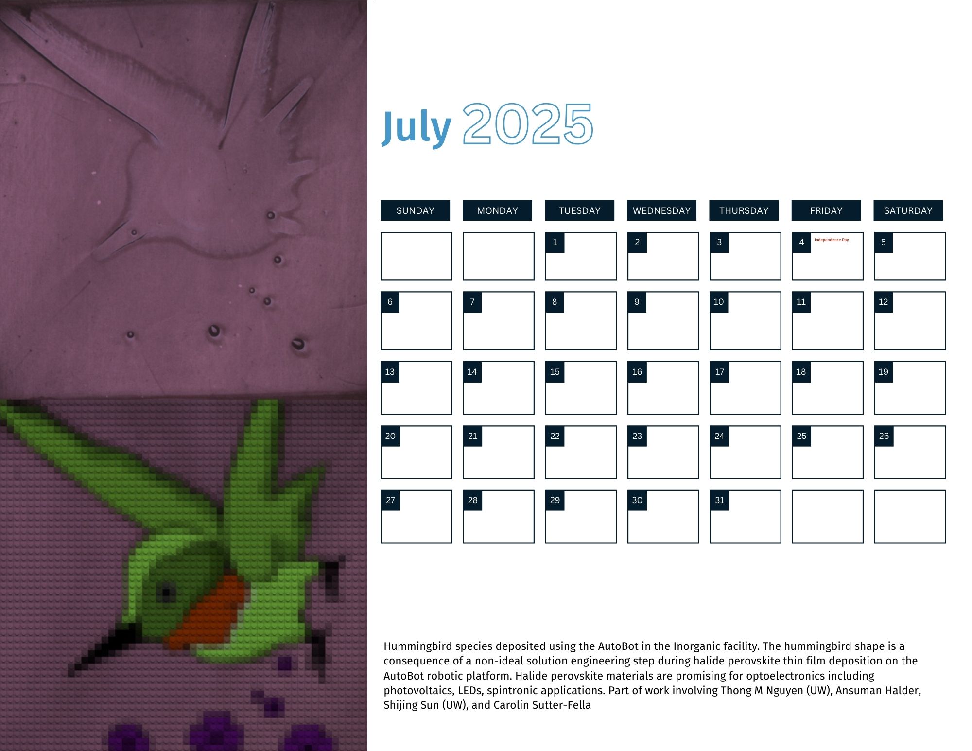 Have a Nano New Year: Download the Foundry’s 2025 NanoArt Calendar!